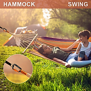 B-Mardi Carabiner Clips Heavy Duty 12kN (2697 lbs)-Lightweight Locking Carabiners for Camping, Hiking, Hammock, Dog Leash Harness, Outdoor and Gym etc, Keychains& Utility ﻿