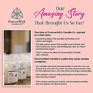 Foreverwick Coconut Breeze Candle | Gifts for Women | Valentines Gifts | Aromatherapy Candle for Bath, Destress & Clearance | Strong Scented Candles for Decor | 14 oz & 70 Hours Burning Time