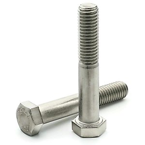 Hex Cap Screws 18-8 Stainless Steel - 1/4-20 x 4 PT Qty-25