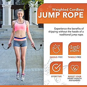 Elceeo essential Solutions 21 Day Portion Control Containers for Weight Loss with Booklet Guide - Set of 7 Bariatric Meal Prep Containers, Body Measuring Tape, Cordless Jump Rope & Storage Bag