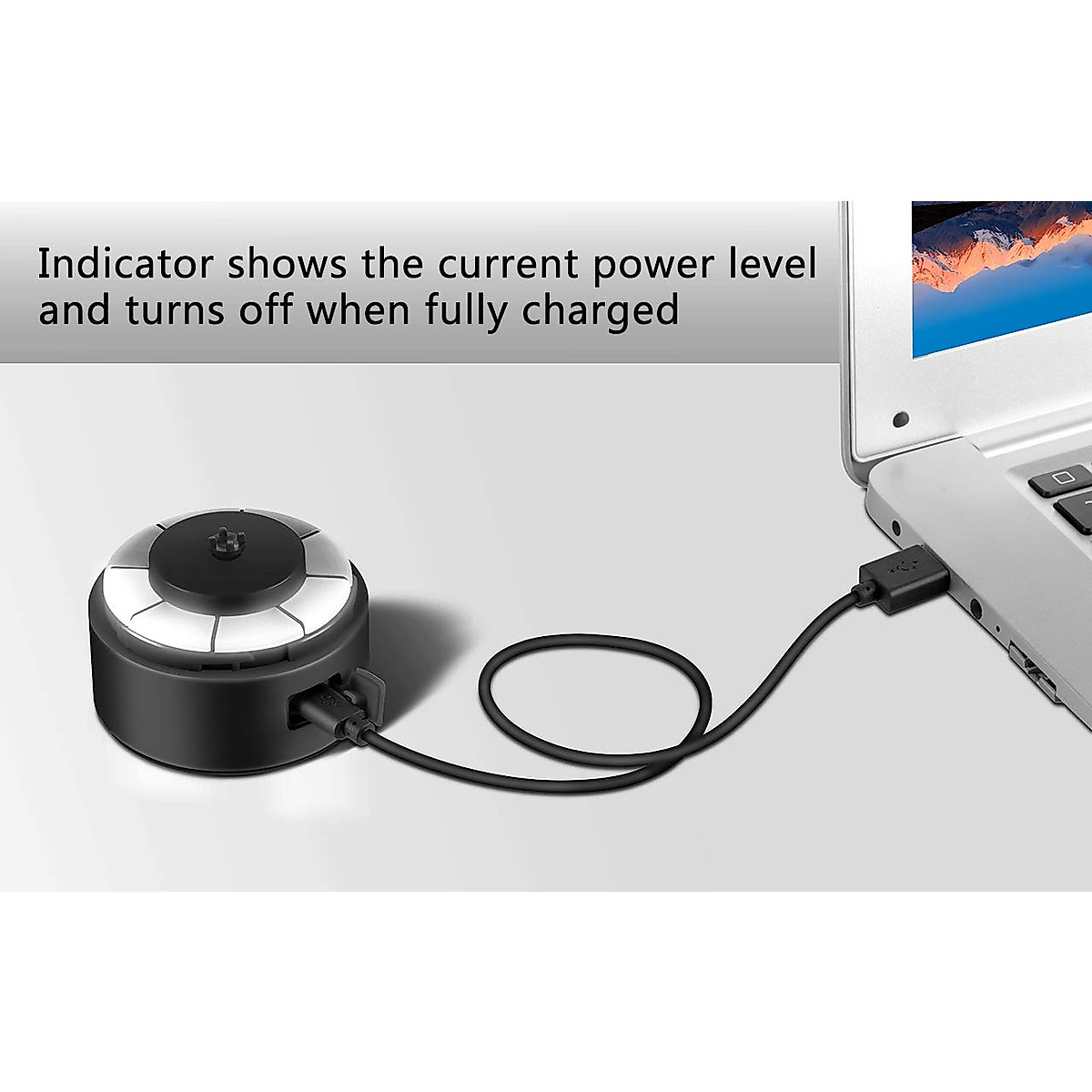 VOLTRX Premium Electric Protein Shaker Bottle, Made with Tritan - BPA Free - 24 oz Vortex Portable Mixer Cup/USB C Rechargeable Shaker Cups for Protein Shakes