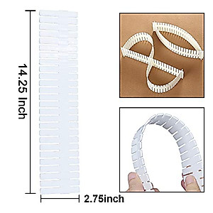 Drawer Organizers - DGQ 40Pcs Drawer Divider Strips 2.75” High Adjustable Separators for Closet, Office Desk, Kitchen Storage, Dresser, Makeup Tools, Socks