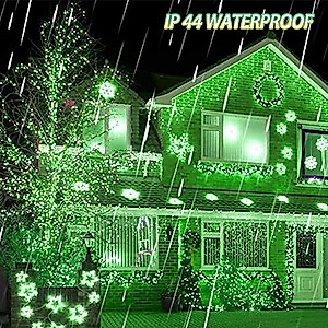 FUNPENY 164FT 500 LED St. Patrick's Day String Lights, 8 Modes Waterproof Plug in Green Wire LED Fairy Light for Indoor Outdoor Christmas Party Wedding Garden Home Decoration (Green)