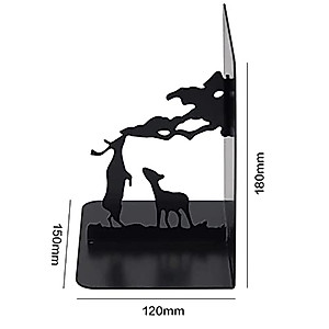 Bookends Decor Shelves Bookends Decorative Book Ends Heavy Duty Book end Bookshelf Decor for Bedroom Library Office School Book Desktop Office Living Room Ornaments