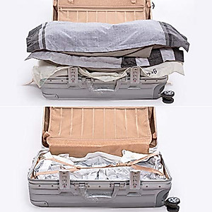 MRS BAG Vacuum Storage Bag - Strong 120 Micron (40% Thicker) - 8 Pack (3Large(32x24'')+ 3Medium(28x20'')+ 2Small(24x16'')) Clothes Storage Bags with Free Double Hand Pump