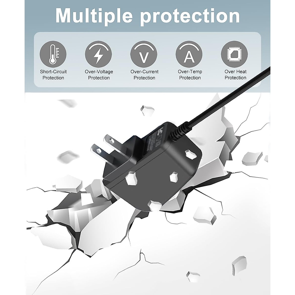 2W Philips Shaver One Blade QP2630 Charger Power Cord Replacement for Philips HQ850, Compatible for Philips Norelco Oneblade QP2530, QP2630 Electric Razor Trimmer Charging Cable Supply