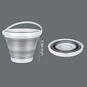 Ultrasonic Mini Washing Machine Turbine with bucket,Portable Folding Fordable Washers,Mini Washing 3in1 Dishwashers for children's clothes Socks,Underwear,Bra, Laundry Tub …