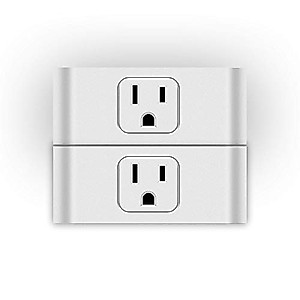Smart Plug with Night Light and USB Port, MXQ WiFi Mini Smart Outlet Socket Work with Alexa Google Home Echo IFTTT, No Hub Required, 2.4GHz Remote Control WiFi Smart Plug with Timer Function 2 Pack