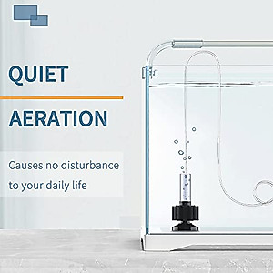 Pawfly Aquarium Nano Bio Sponge Filter Quiet Fry Betta Shrimp Foam Filter Kit with Airline Tubing for Small Fish Tank up to 3 Gallon