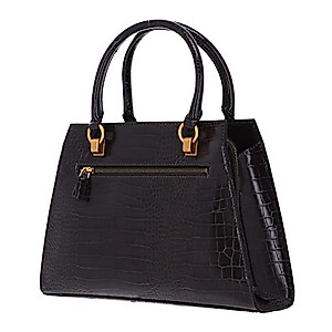 GUESS US Stephi Croc Girlfriend Satchel