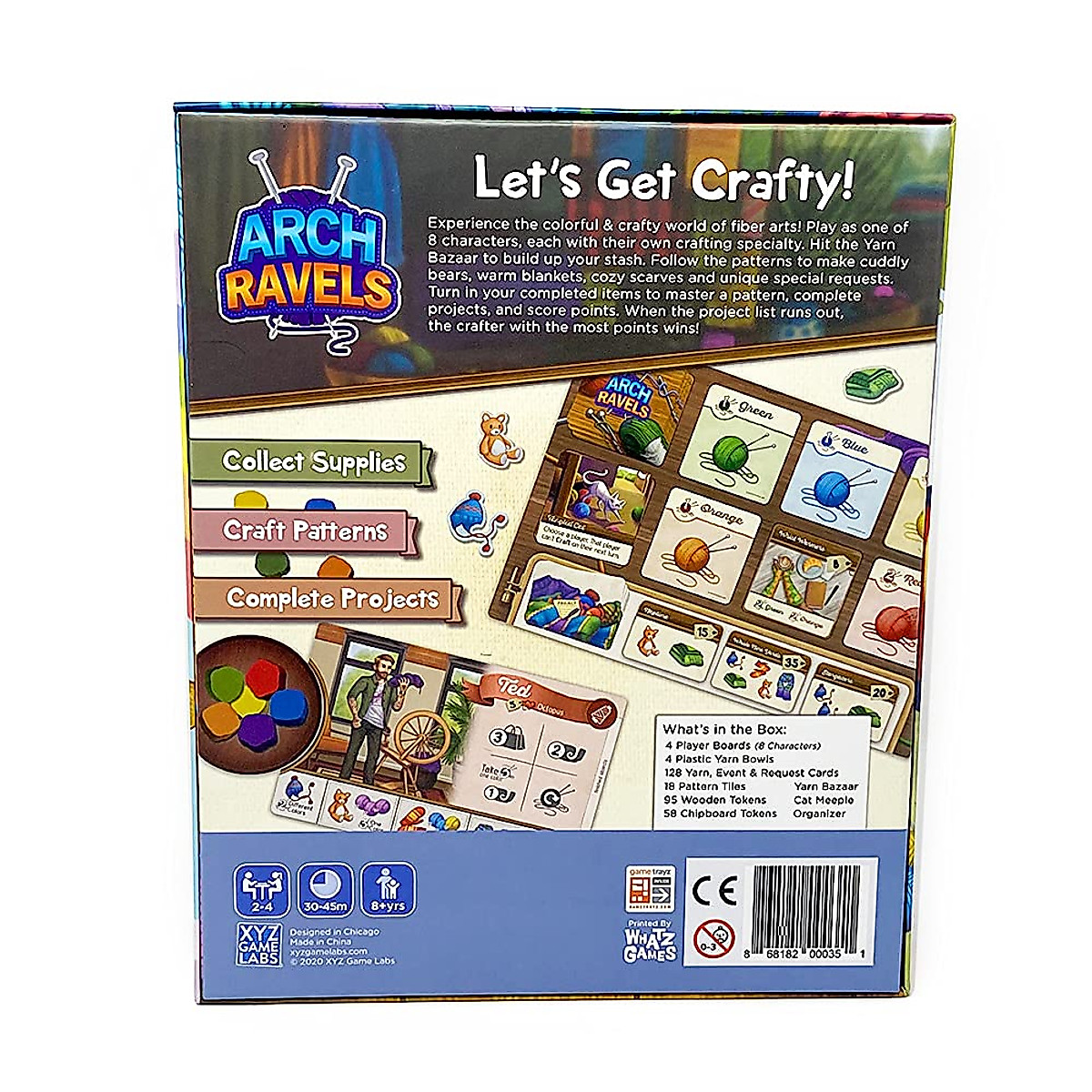 XYZ Game Labs | ArchRavels | Family Board Game | Set Collection & Drafting Game | 2 to 4 Players | Ages 8+