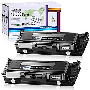 WorkCentre 3335 Toner, BAISINE 2-Pack Compatible 106R03624 Toner Cartridges Replacement for Xerox WorkCentre 3335, WorkCentre 3345, Phaser 3330 Toner – Extra High Yield 15,000 Pages