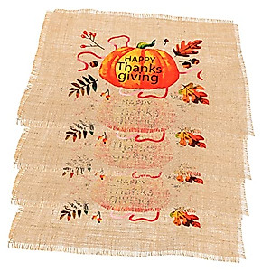 Thanksgiving Table Pad 4pcs Thanksgiving Jute Meal Linen Set Halloween Home Decor Cup Coasters for Table Thanksgiving Table Pad Maple Leaves Cotton Table Mats Mat Jute