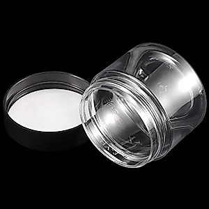 ZEONHAK 68 PCS 2 OZ Plastic Jars with Lids, BPA-free, Food Grade Plastic Container Jars with Lids, Wide-Mouth Plastic Cosmetic Containers Jars for Travel, Beauty Products, Food Storage, Liquid, Solid