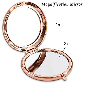 COYOAL Mom Gifts from Daughter Son, Christmas Stocking Stuffers for Adult Women, Personalized Birthday Gifts, Unique Compact Mirror for Her Mother Mum