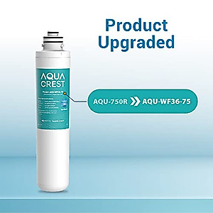 AQUACREST 750R Drinking Water Filter, Replacement for Culligan 750R Level 1 (Pack of 2), Model No.WF36-75, Package May Vary