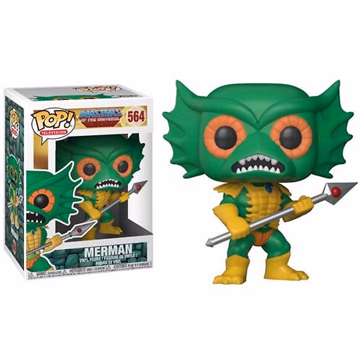 Funko Pop Television: Masters of The Universe - Merman with Blue Merman Chase Collectible Vinyl Figure