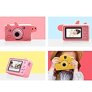 LKYBOA Kids Digital Camera for Boys Girls Birthday Toy Gift Selfie Camera 2 Inch Screen Digital Camera for Children with 32G Memory Card (Color : D)