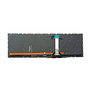 Garende Laptop Replacement Keyboard Repair us English Layout with Backlight for 300 PH315-52 5C1 Professional Durable High Performance, White