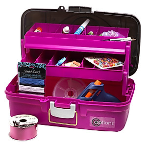 Creative Options 620275 Home Storage Organizer, One Size, Black, Hot Pink