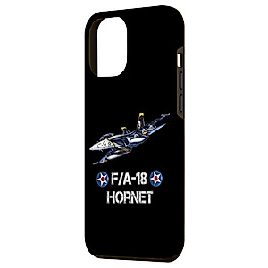 iPhone 12 Pro Max F-18 Hornet Fighter Jet Aviation Pilot gift Case