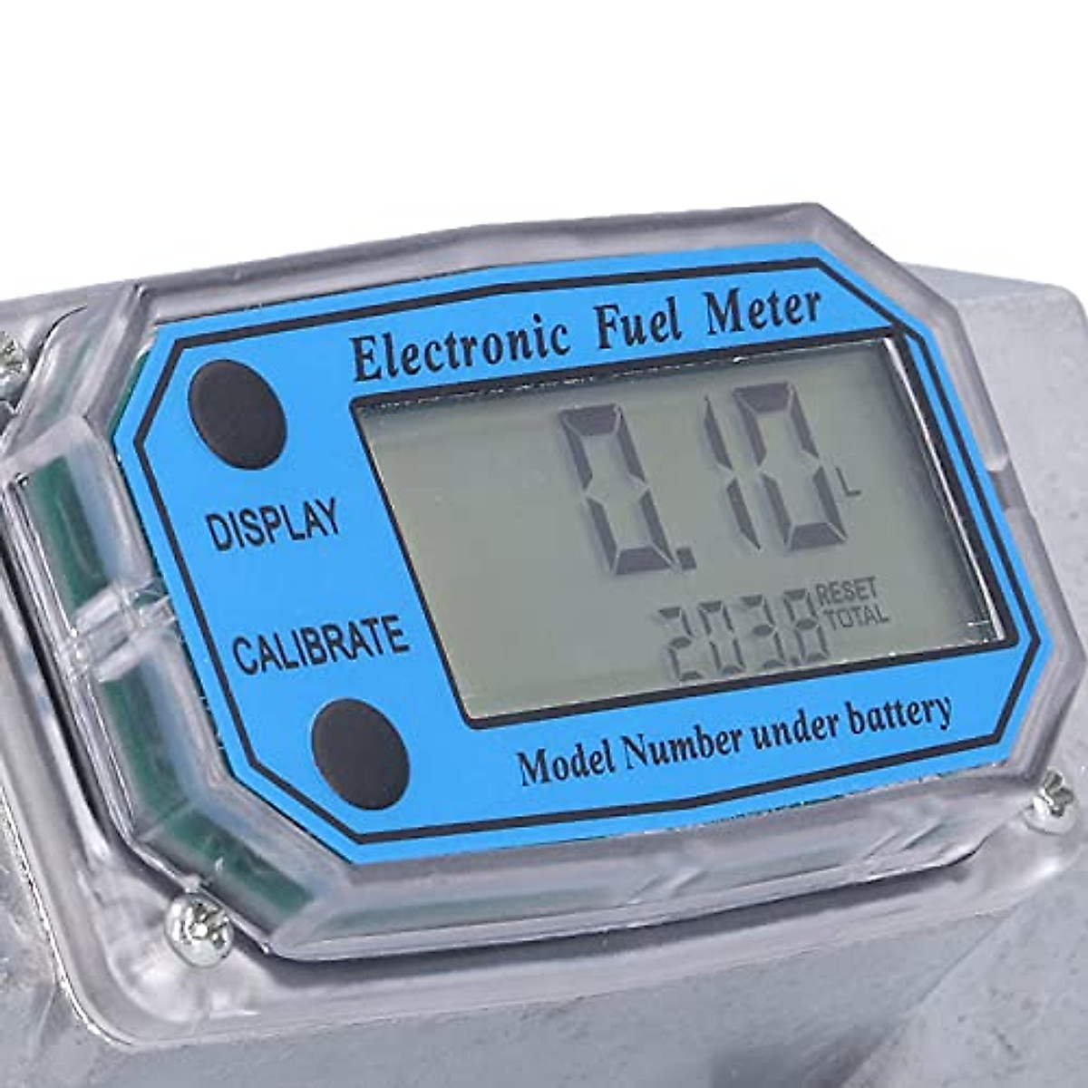 Electronic Digital Flow Meter Turbine Flow Meter Electronic Digital Fuel Liquid Water Gas Oil Flowmeter 2in 2.3V‑3.3V LLW‑50