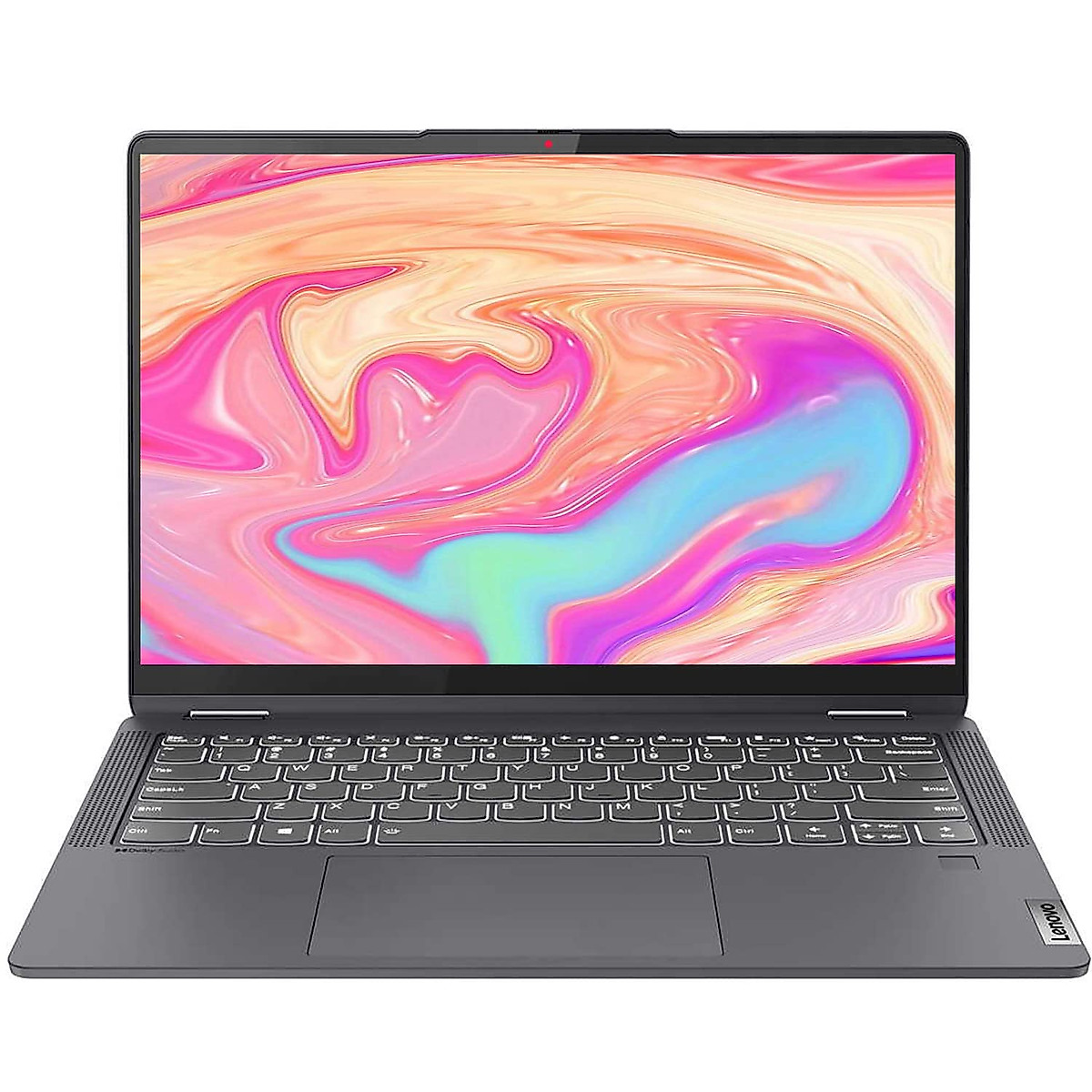 Lenovo Flex 5 2-in-1 Laptop, 14" 2.2K (2240 x 1400) IPS Touchscreen Display, AMD Ryzen 7 5700U (Beats i9-10885H), Backlit Keyboard, Fingerprint Reader, Windows 11 (16GB RAM | 1TB PCIe SSD)