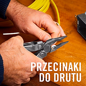 LEATHERMAN Super Tool 300 L831183 Multi-Tool Stainless Steel with Removable Wire Cutters and Quality Holster Black