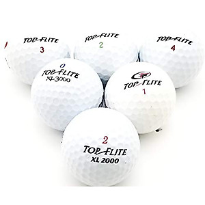 Top Flight Recycled Golf Balls Mix (Pack of 50)