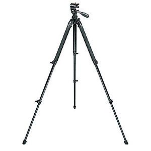 Bushnell Advanced Tripod for Binoculars, Spotting Scopes, and Cameras - Durable Aluminum Construction with Adjustable Legs and Center Column for Stability