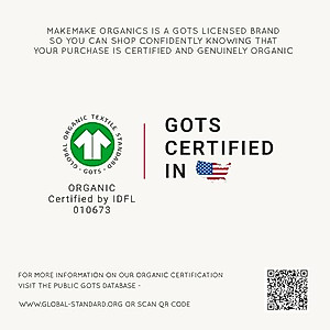 MakeMake Organics Organic Pillowcase Toddler (Set of 2) GOTS Certified Organic Cotton Toddler Pillowcase Zippered Breathable Non Toxic Fits 13x18 Toddler Travel (14x19, Pearl White)