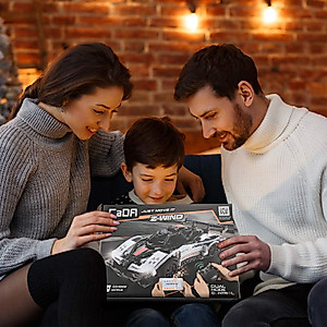 ZAYOR Toys for 6 7 8 9 10 11 12 + Year Old Boys STEM Building Sets Remote Control Race Car Educational Toys Learning Building Kits,Birthday Gifts for Kids and Adults (457Pcs)