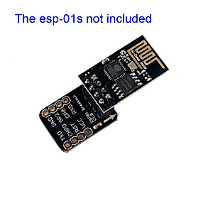 DIYmall ESP8266 ESP-01 Breakout Board ESP-01S Breadboard Adapter PCB Board for Serial WiFi Transceiver Network Module(Pack of 5pcs)