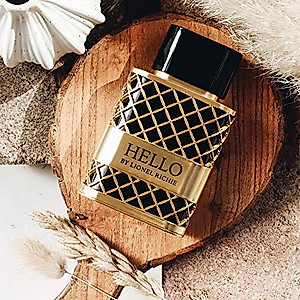 Lionel Richie Hello For Men - Classic Yet Adventurous, Effortlessly Seductive Eau De Toilette For Him - Refreshing Fougère Blend With Warm, Amber Notes - Intense, Long Lasting Fragrance - 1 oz