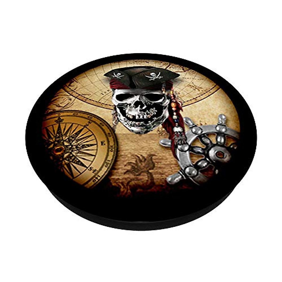 Pirate Pop Socket - Pirate Gifts - Skull 2 PopSockets PopGrip: Swappable Grip for Phones & Tablets