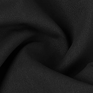 wmjolc Women's Cargo Pants Cotton Casual Joggers Pants Outdoor Combat Work Trousers Drawstring Waist Sweatpants with Pocket Black