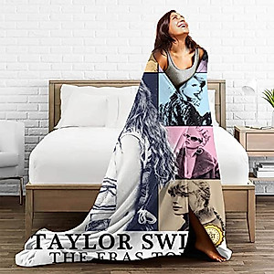 Taylor ERAS Tour Swift Blanket Throw for Bedroom Sofa Soft Warm Party Decorations Taylor ERAS Tour Swift Blanket Throw for All Seasons 50"X40"