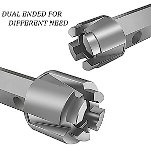 WBJKZJD Tub Drain Remover Wrench, Heavy Duty Drain Wrench Aluminum Alloy Wrench for Install and Remove Most Bath and Shower Drains