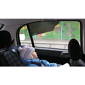 TuckVisor Limo Tint Sun Visor Sunshade Extender for Car Window Windshield Sun Shade Anti-Glare Car Sun Visor Protects from Sun Glare, Snow Blindness, UV Rays, Universal for Cars, SUVs, Trucks 1 Pack