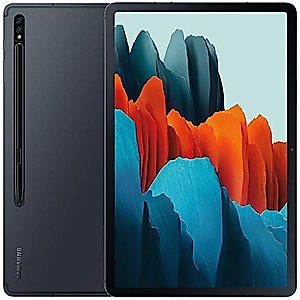 Samsung Galaxy Tab S7+ Wi-Fi, Mystic Black - 256 GB (Renewed)