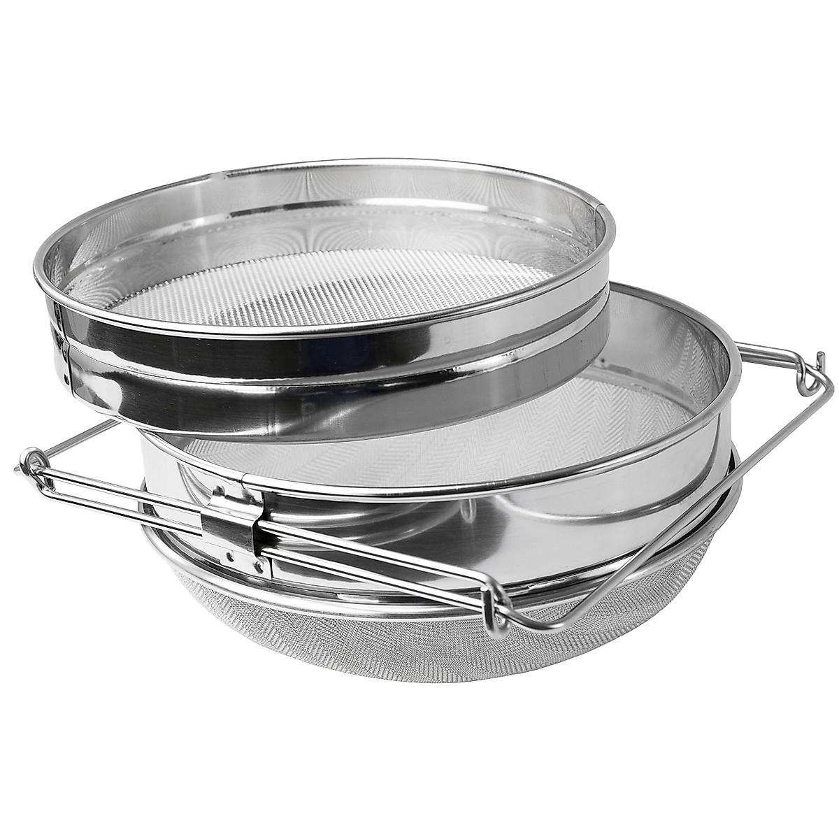 VIVO Stainless Steel Honey Strainer Double Sieve, Bee Keeping Equipment Filter BEE-V101H