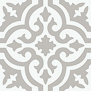 FloorPops Emilia Peel & Stick Floor Tiles, Neutral