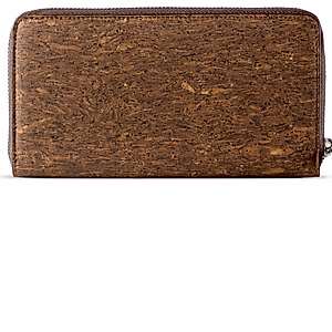 Corkor Cork RFID Long Wallet – Women’s Clutch - RFID Blocking - Vegan Leather – Cruelty Free – Eco Friendly - Trunk