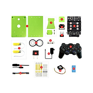JetBot 2GB AI Kit Accessories AI-Based Smart Robot Compatible with NVIDIA Jetson Nano 2GB Developer Kit (Doesn't Include 2GB Nano)