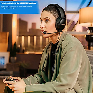 okcsc Boom Mic Cable for Headphones,Mute Switch 3.5mm Jack Compatible with Bose QuietComfort 35/QC35 II Headphones to Connect in Playstation PS4/Xbox One Controller/PC-Boompro Gaming Mic 3.9FT