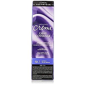 L'oreal Excellence Creme Permanent Hair Color Lightest Golden Brown 6 1/2.3, 1.74 Ounce