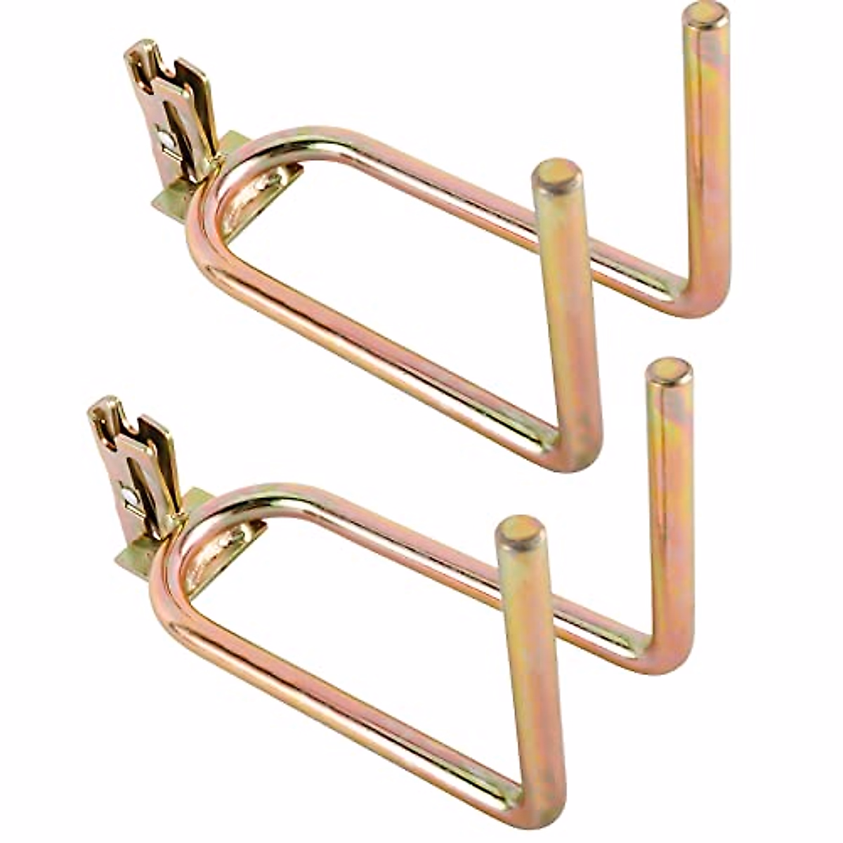 NovelBee 2pcs E-Track J Hook Tie Down Anchors with X-Track J Hook Hanger,Heavy Duty Shovel Tool Hanger Hook for Cargo Storage Shelf