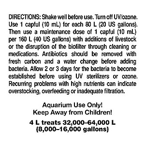 Seachem Pristine Natural Waste Management - Organic Sludge and Detritus Eliminator 4L (28629)