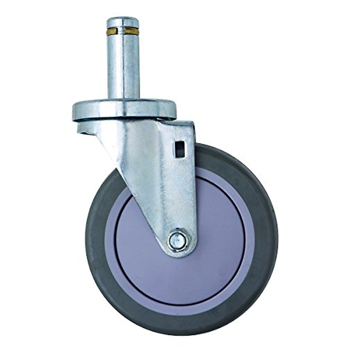 Omega 30" Deep x 60" Wide x 80" High 4 Tier Stainless Steel Wire Mobile Shelving Unit with 1200 lb Capacity