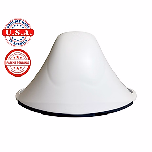 The Otter Topper | Urinal Adapter for Potty Training and Beyond, Easy-to-Clean, Made in USA, Age 2-7 Boys' Urinal Trainer with Sleek Design to Keep Kids' Bathroom Clean from Loo La La